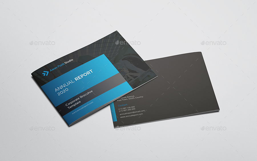 A5 Annual Report, Print Templates | GraphicRiver