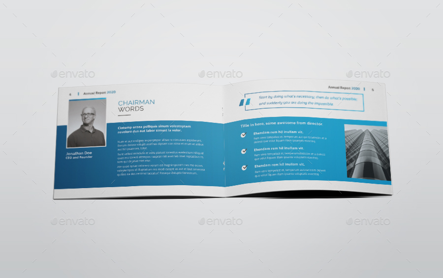 A5 Annual Report, Print Templates | GraphicRiver