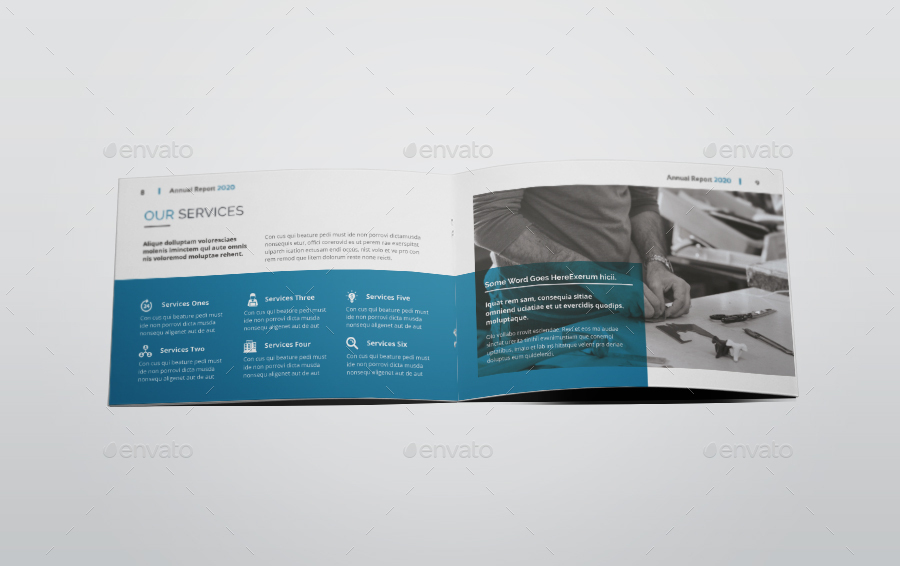 A5 Annual Report, Print Templates | GraphicRiver