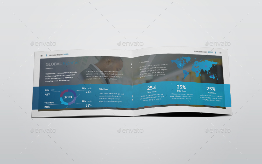A5 Annual Report, Print Templates | GraphicRiver