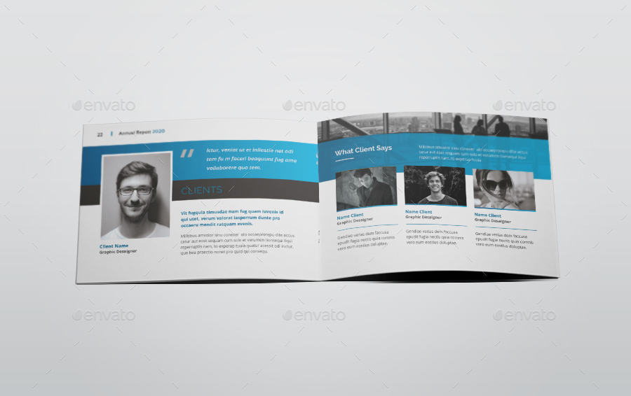 A5 Annual Report, Print Templates | GraphicRiver