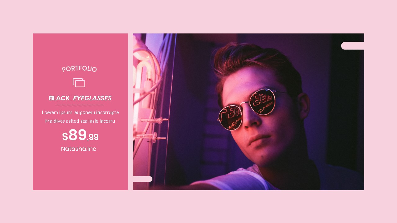 Creative - Eyeglasses PowerPoint Template, Presentation Templates ...