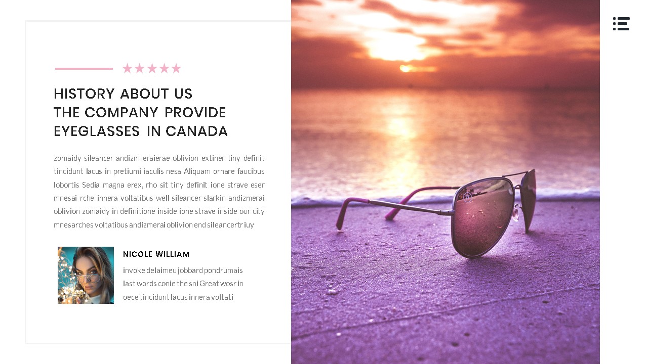 Creative - Eyeglasses PowerPoint Template, Presentation Templates ...