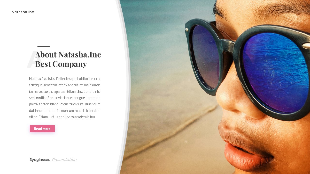 Creative - Eyeglasses PowerPoint Template, Presentation Templates ...