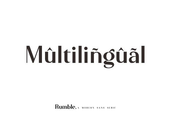 Rumble, Fonts | GraphicRiver