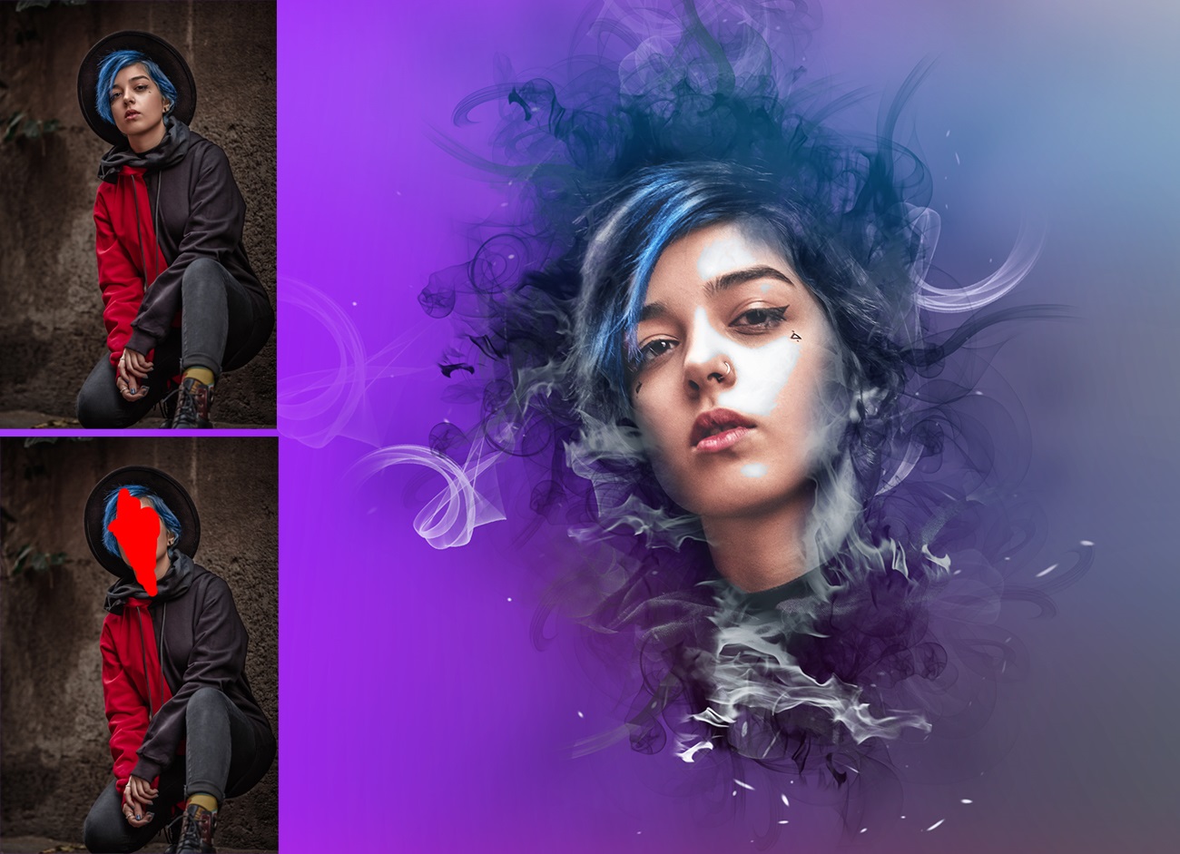 Smoke Manipulation Photoshop Action, Add-ons | GraphicRiver