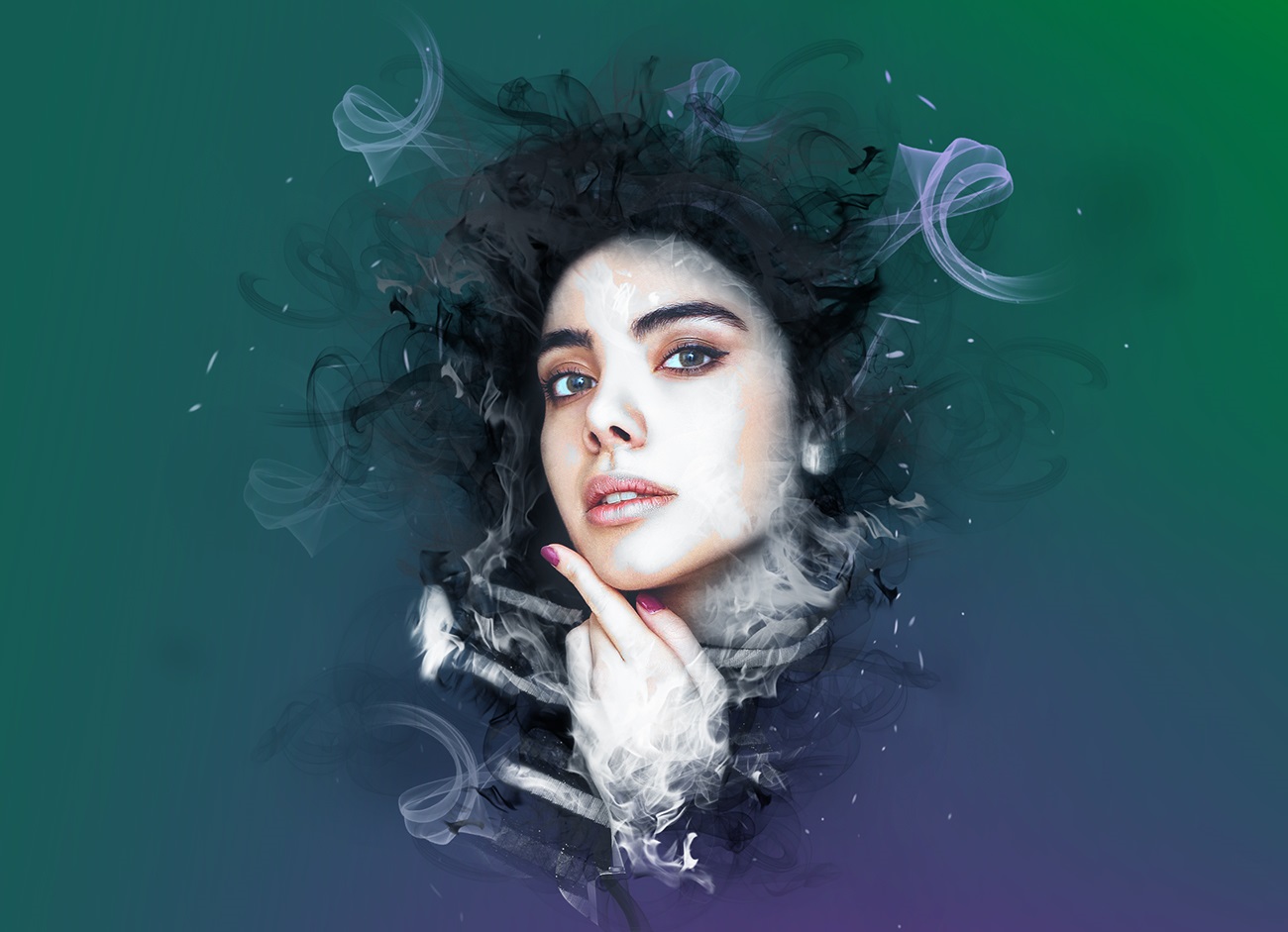 Smoke Manipulation Photoshop Action, Add-ons | GraphicRiver