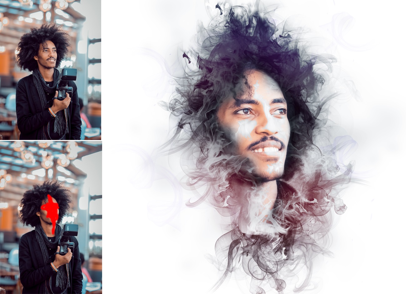 Smoke Manipulation Photoshop Action, Add-ons | GraphicRiver