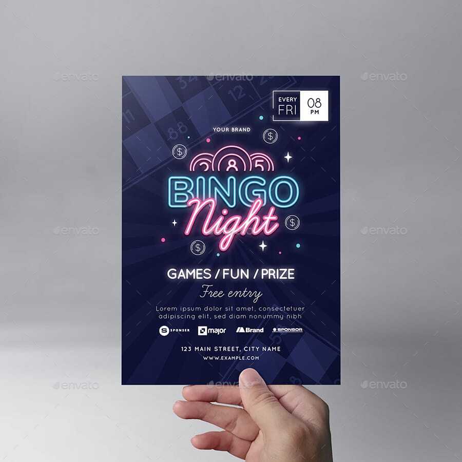 Bingo Flyer Template, Print Templates | GraphicRiver