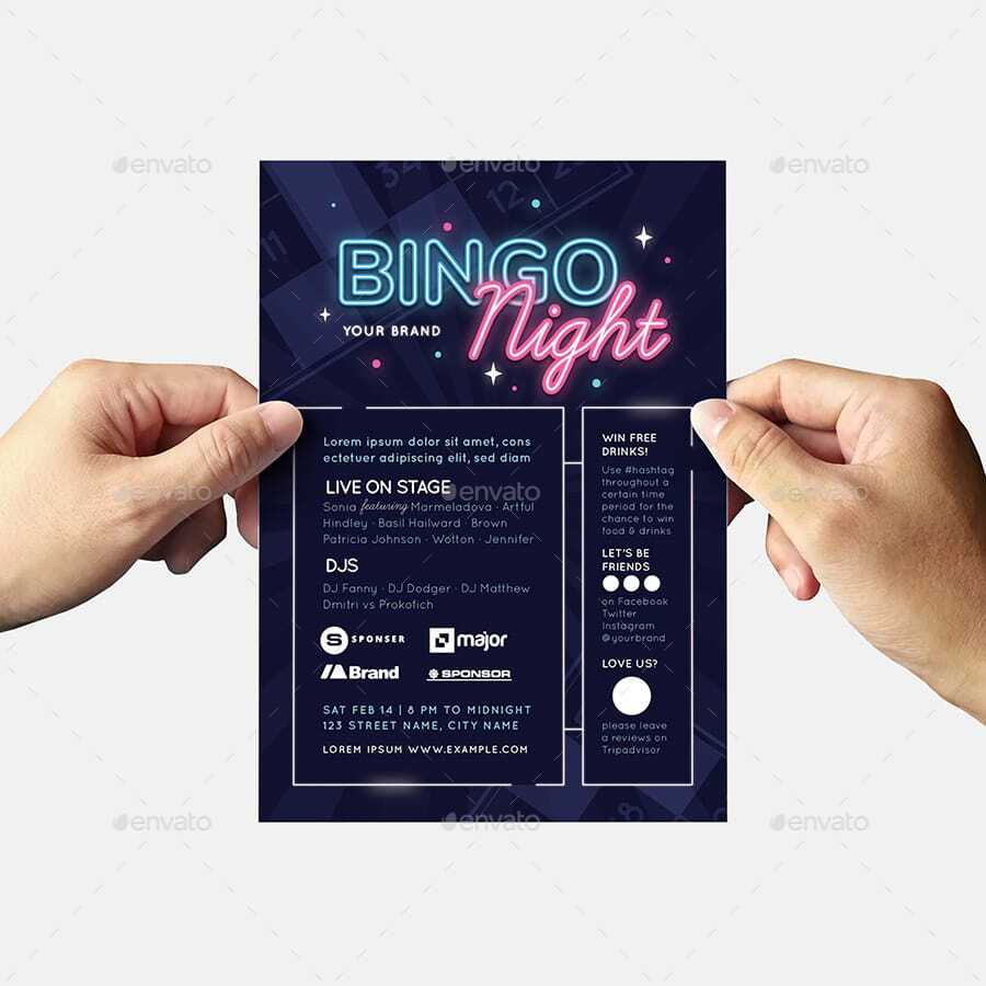 Bingo Flyer Template, Print Templates | GraphicRiver
