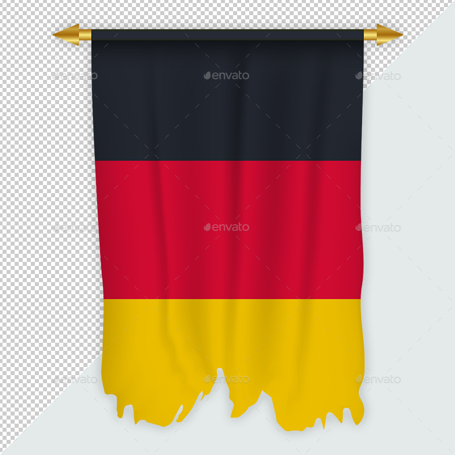 Germany Flag in Various Shapes, Vectors | GraphicRiver
