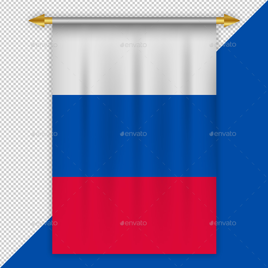 Russia Flag in Various Shapes, Vectors | GraphicRiver