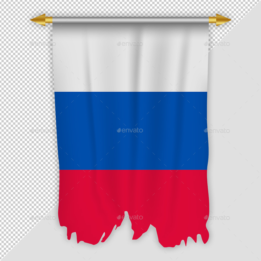 Russia Flag in Various Shapes, Vectors | GraphicRiver