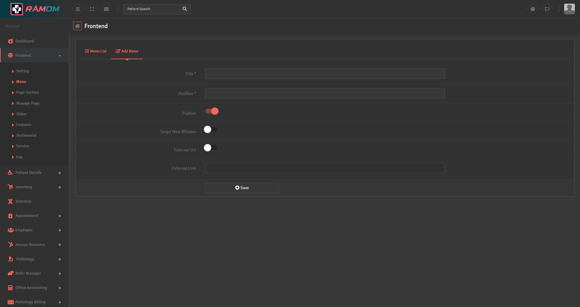 Ramom - Diagnostic Management System With CMS by RamomCoder | CodeCanyon