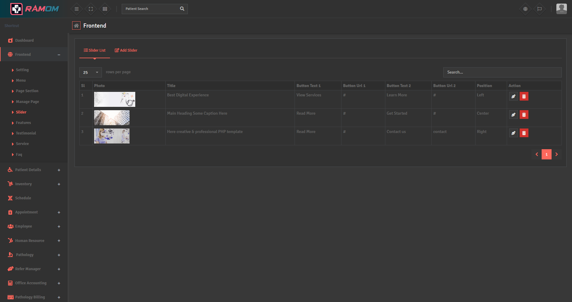 Ramom - Diagnostic Management System With CMS by RamomCoder | CodeCanyon