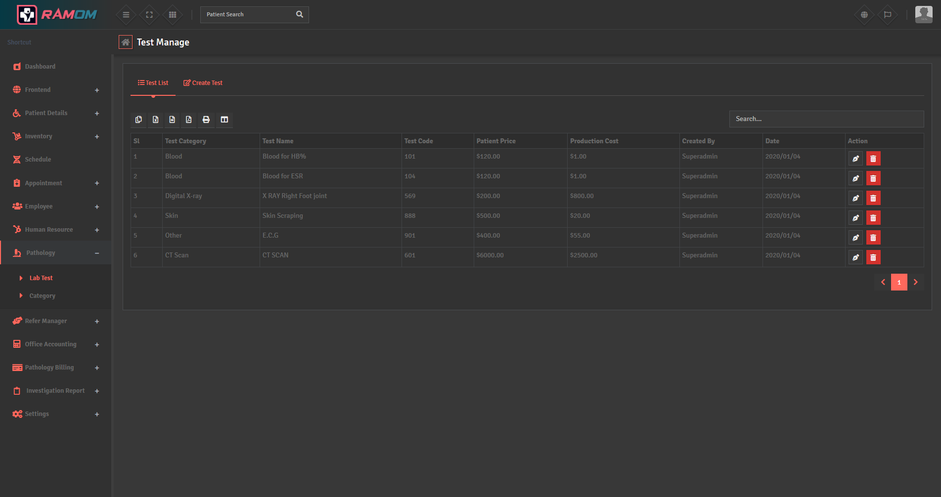 Ramom - Diagnostic Management System With CMS by RamomCoder | CodeCanyon