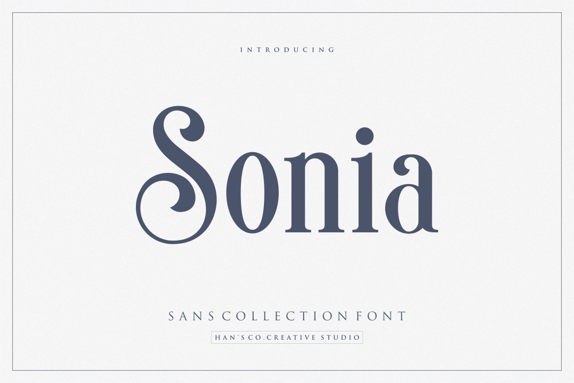 Sonia Font, Fonts | GraphicRiver