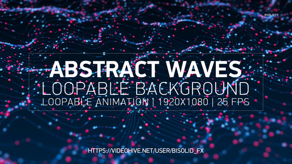 Abstract Waves Loopable Background, Motion Graphics | VideoHive