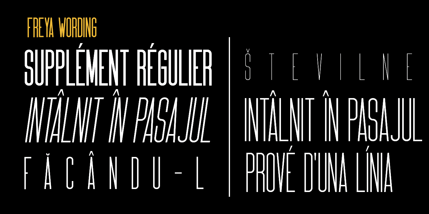 Freya Font Family, Fonts | GraphicRiver