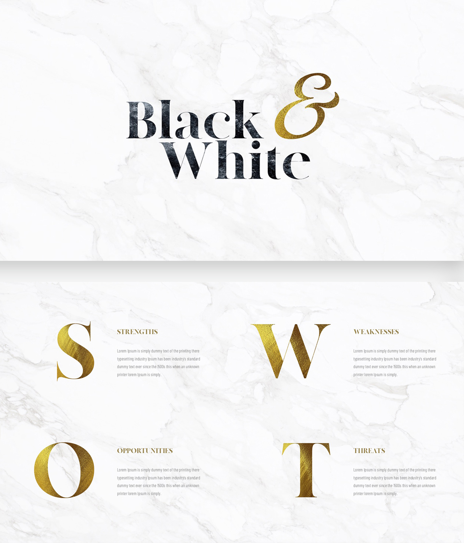 Elegant Marble Powerpoint Presentation Template, Presentation Templates
