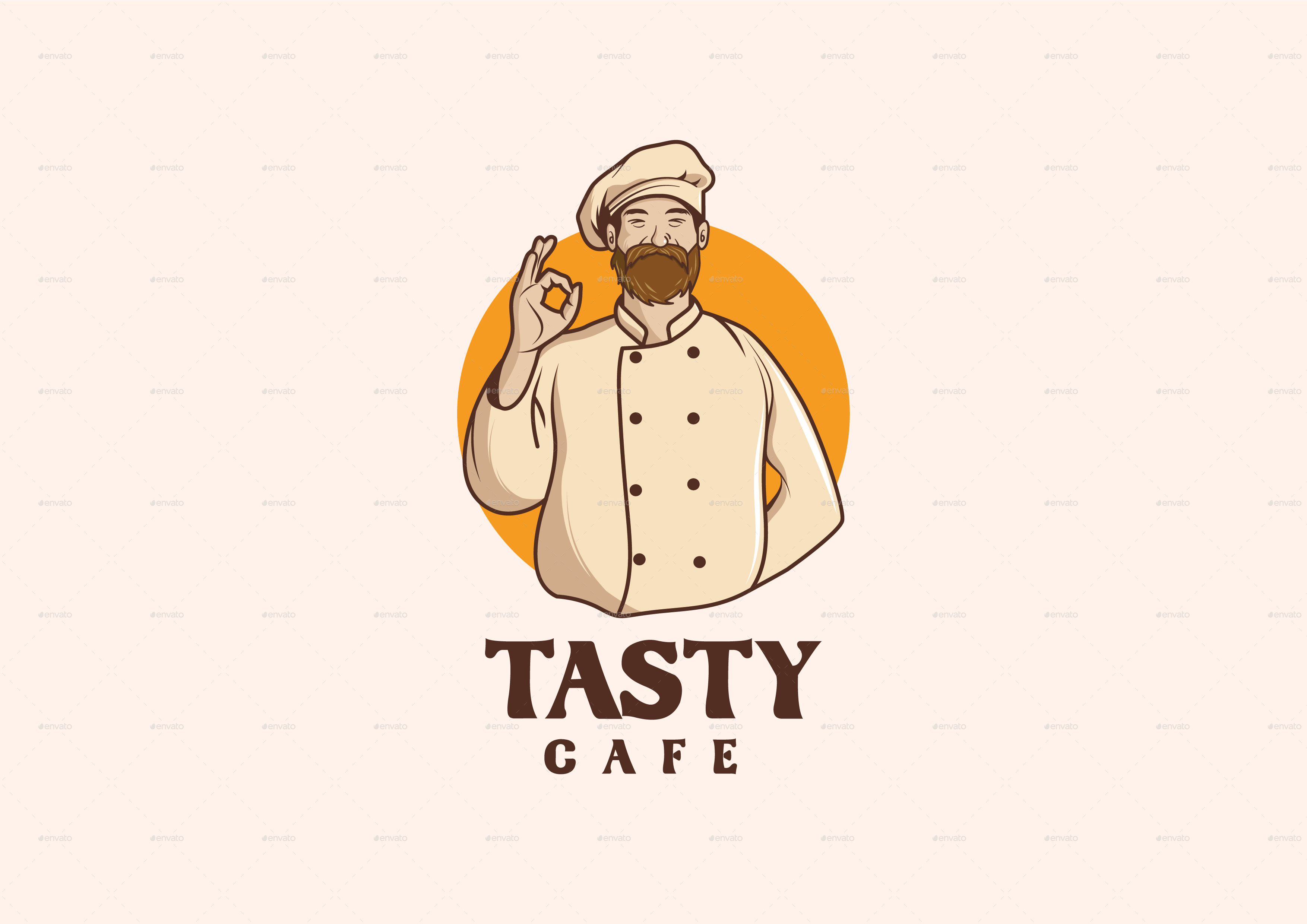 Vintage Chef Mascot Logo, Logo Templates | GraphicRiver