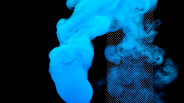 Blue Smoke Ball Moving V3, Motion Graphics | VideoHive