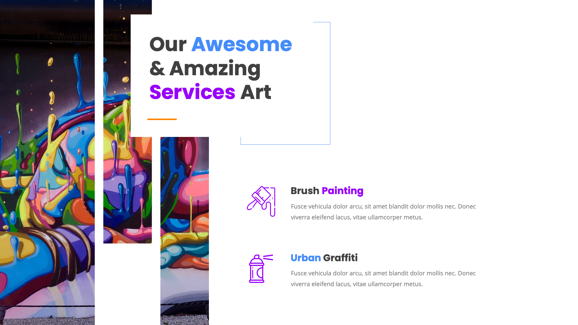 Graffy - Urban Art & Graffiti Powerpoint Template, Presentation Templates