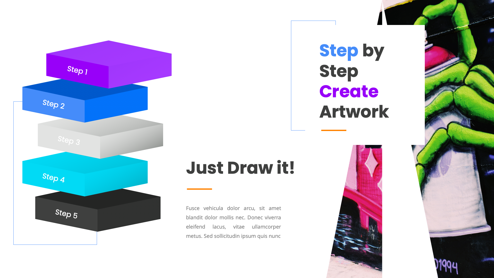 Graffy - Urban Art & Graffiti Powerpoint Template, Presentation Templates