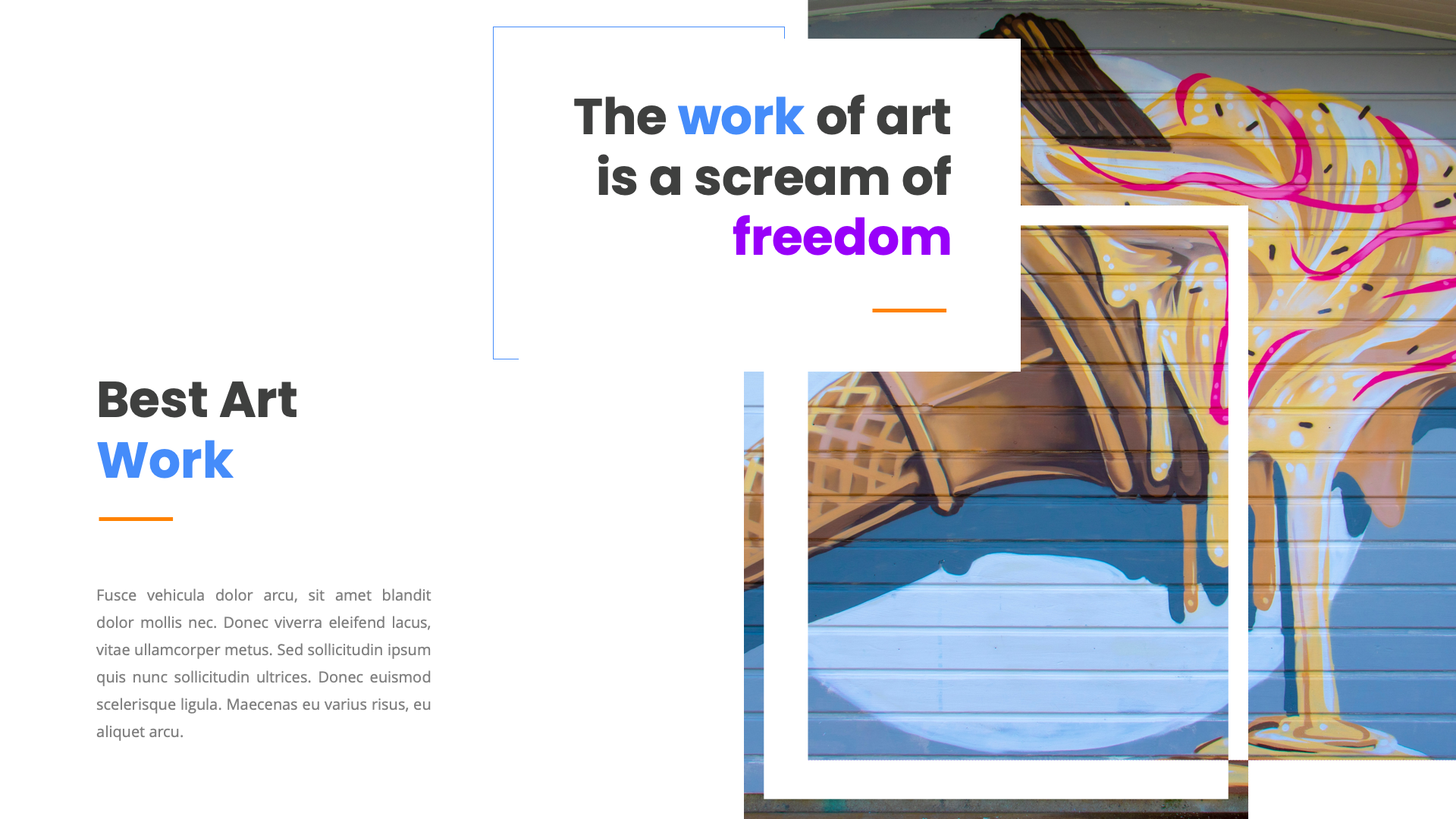 Graffy - Urban Art & Graffiti Powerpoint Template, Presentation Templates