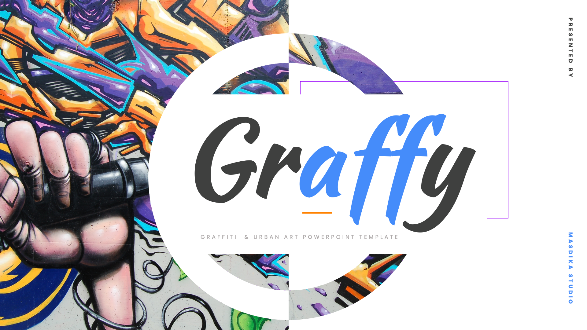 Graffy - Urban Art & Graffiti Keynote Template, Presentation Templates