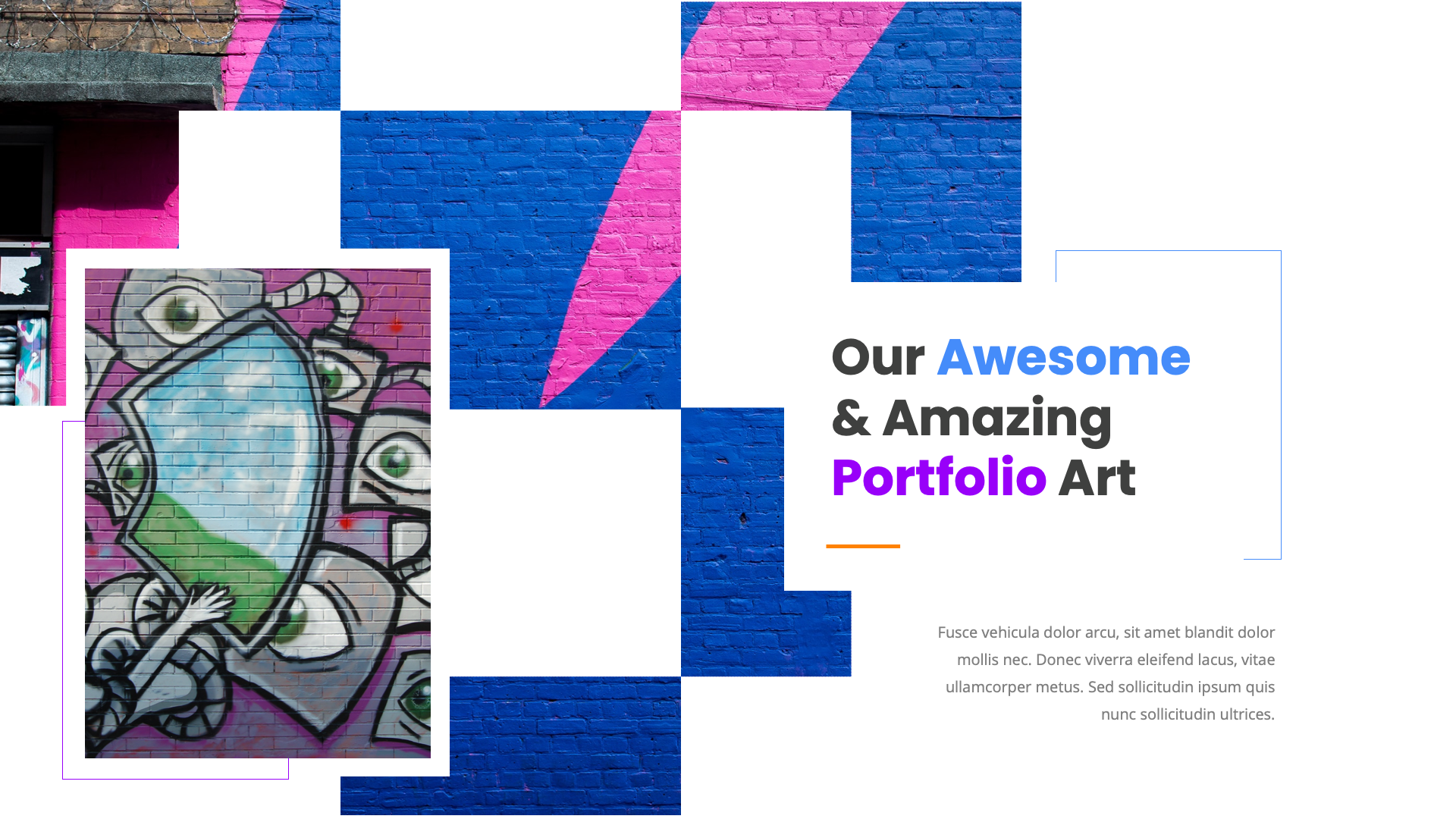 Graffy - Urban Art & Graffiti Keynote Template, Presentation Templates