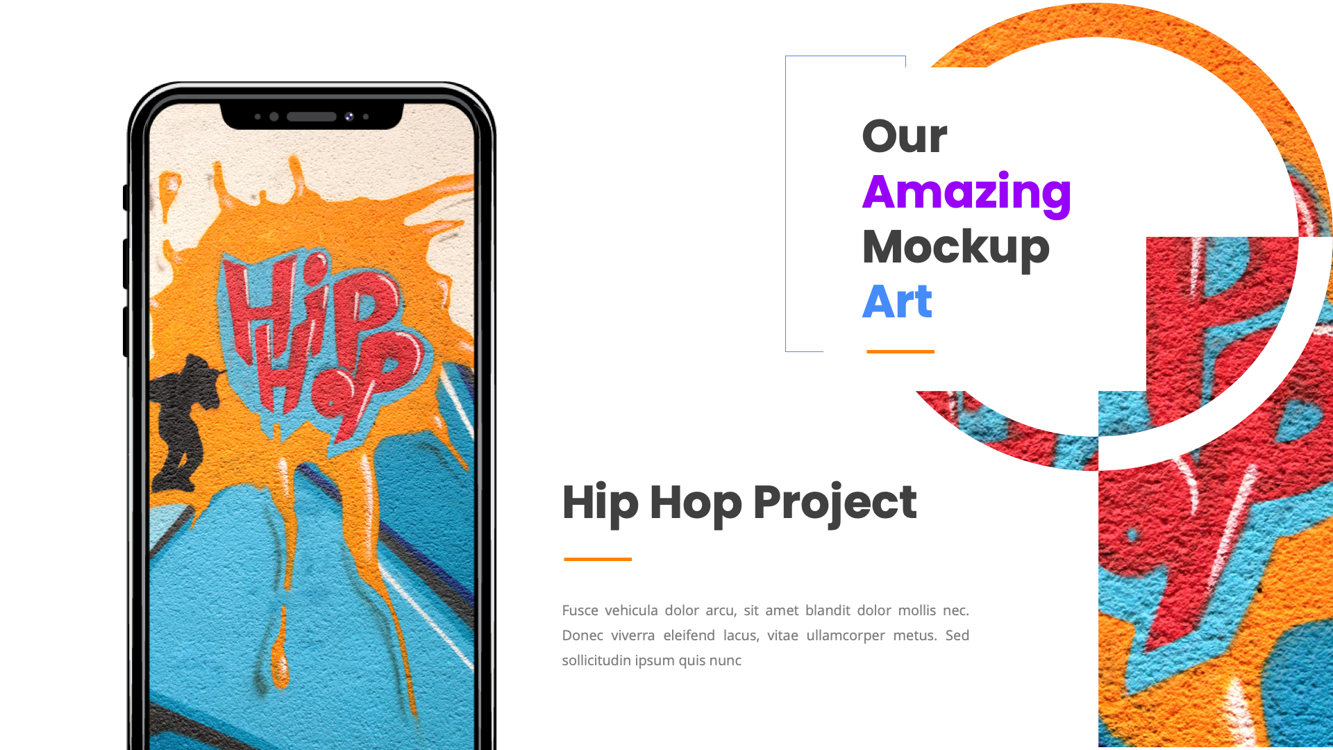 Graffy - Urban Art & Graffiti Keynote Template, Presentation Templates