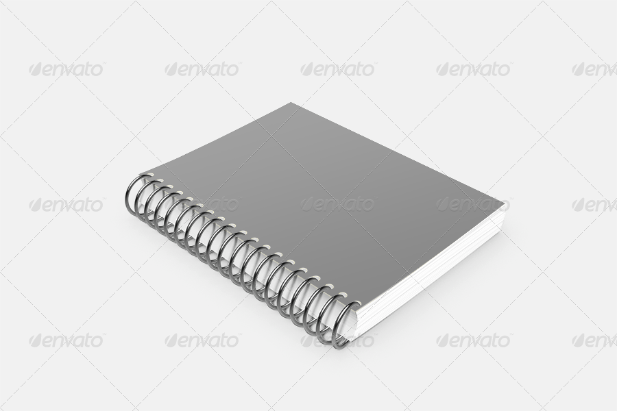 Spiral Notebook Mock-Up, Graphics | GraphicRiver