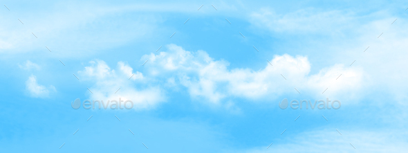 Abstract wide sky backdrop Stock Photo by karandaev | PhotoDune