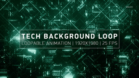 Tech Background Loop, Motion Graphics | VideoHive