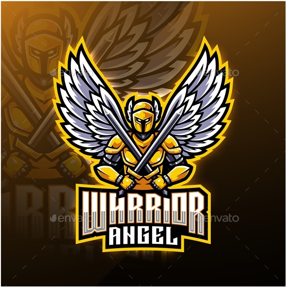 Warrior Angel Mascot, Vectors | GraphicRiver