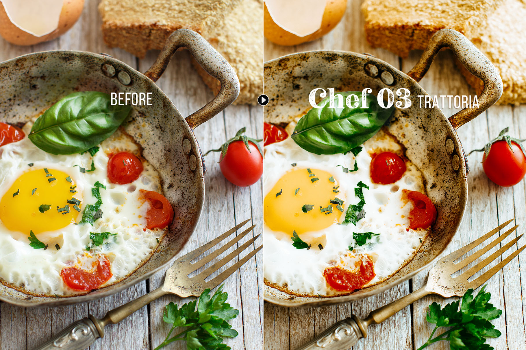 Chef - 50 Food Presets for Lightroom & Photoshop, Add-ons | GraphicRiver