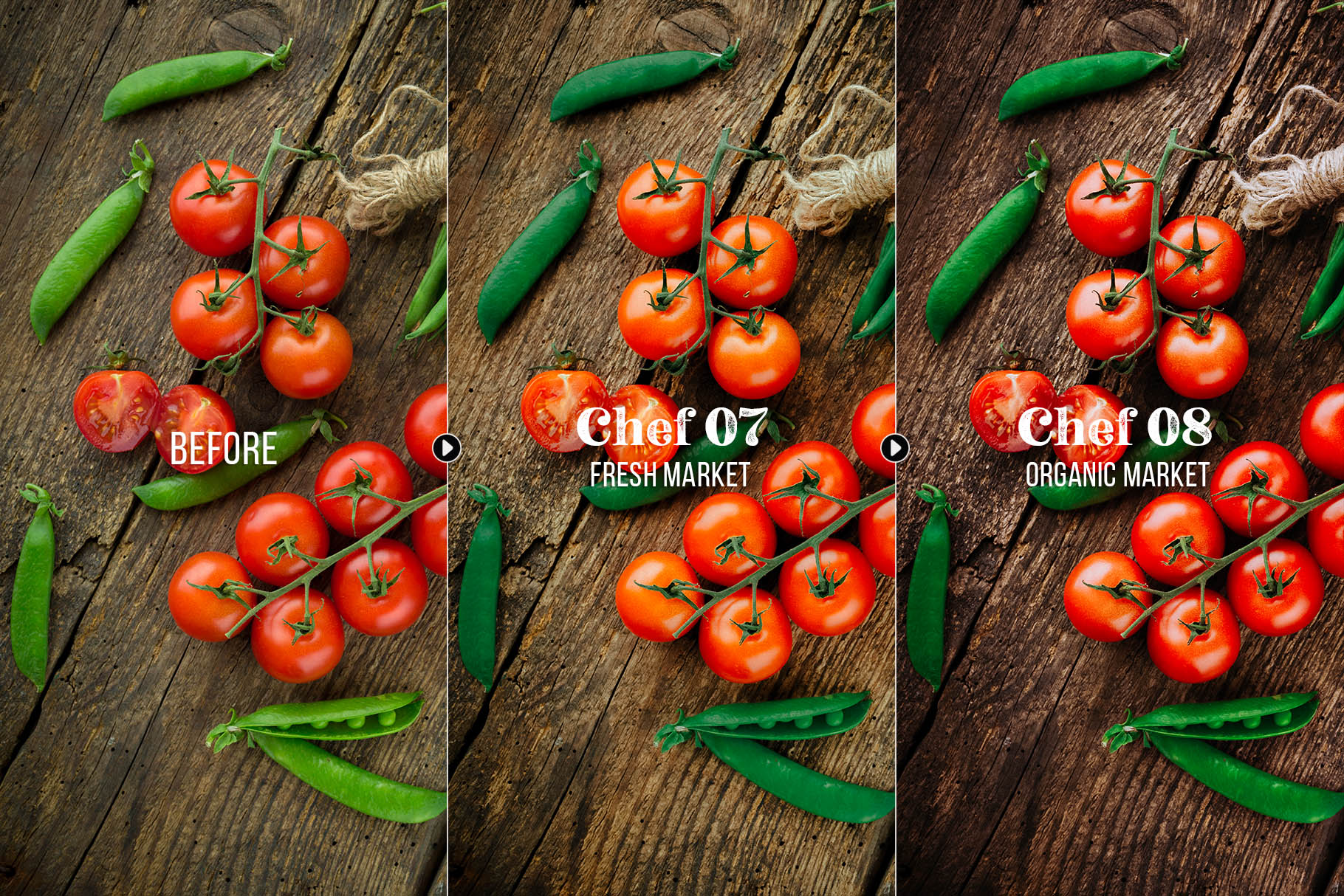 Chef - 50 Food Presets for Lightroom & Photoshop, Add-ons | GraphicRiver