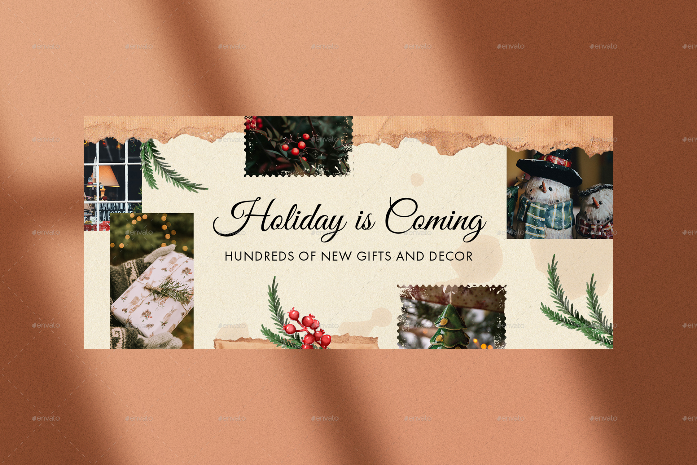 Holiday Facebook Covers, Web Elements | GraphicRiver