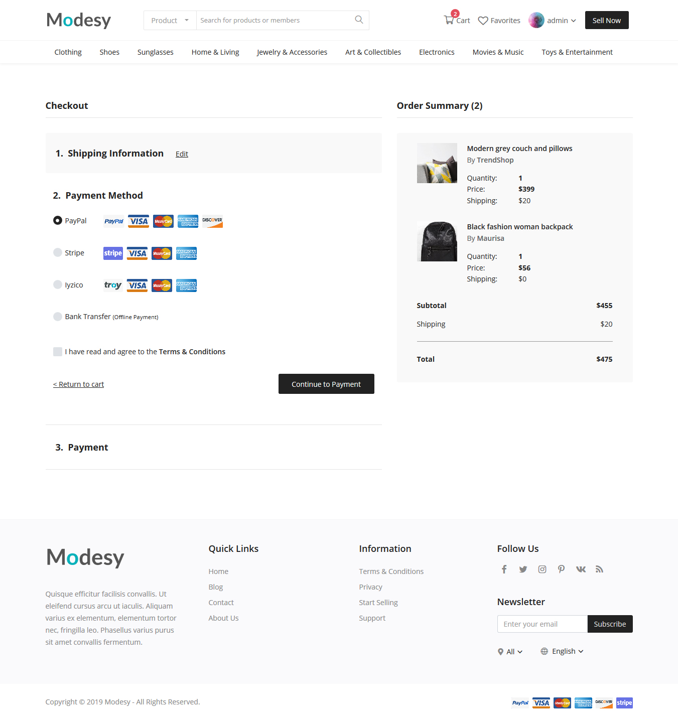Modesy - Marketplace & Classified Ads Script by Codingest | CodeCanyon