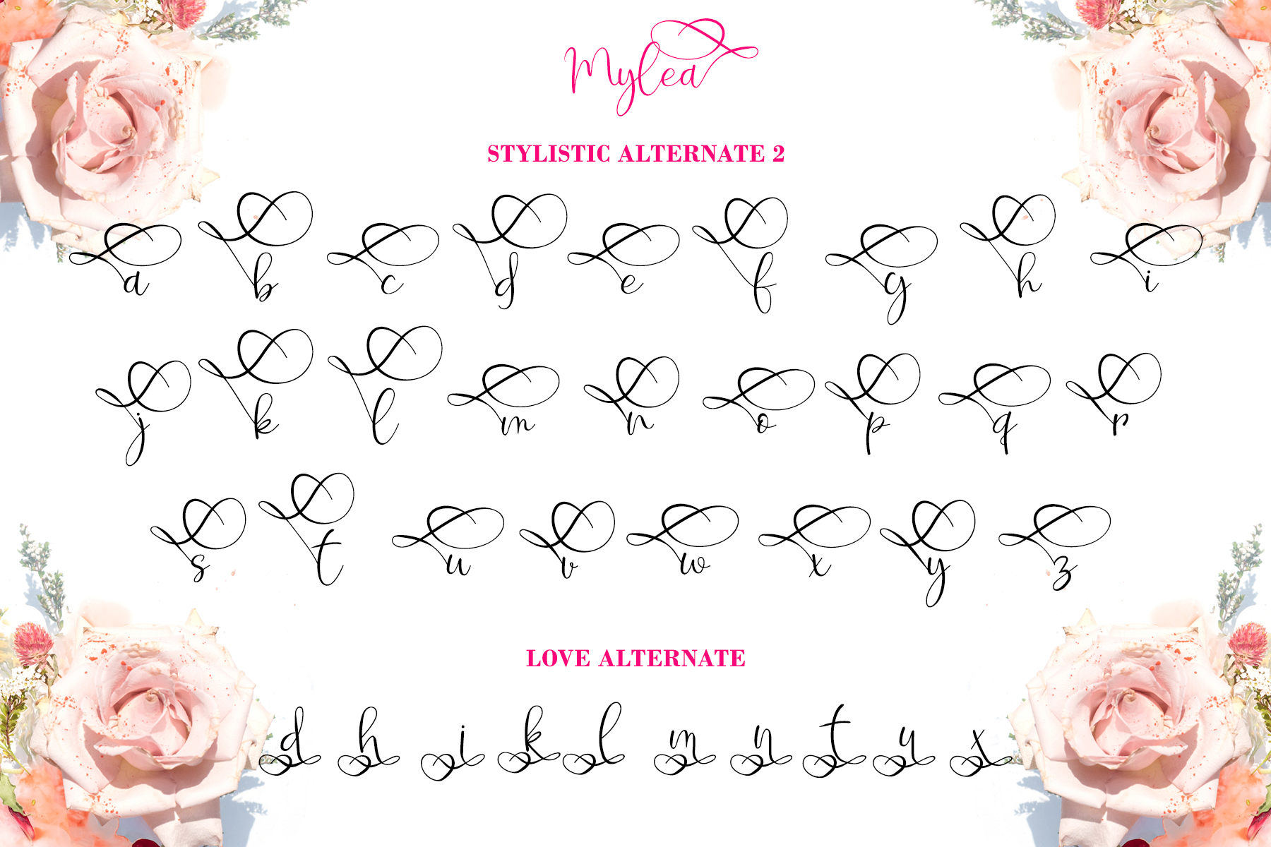 Mylea, Fonts | GraphicRiver