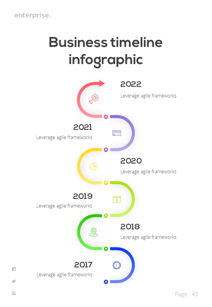 Enterprise Business Powerpoint Potrait Presentation Template Fully ...