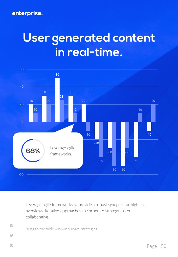 Enterprise Business Powerpoint Potrait Presentation Template Fully ...