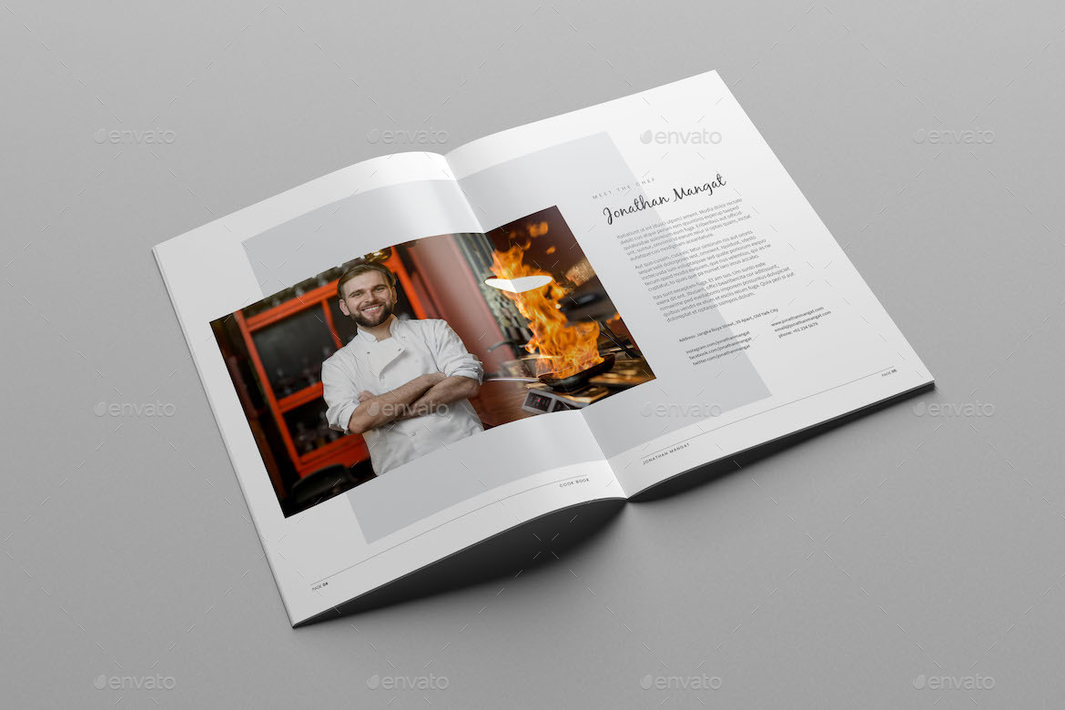 A5 Cookbook Template, Print Templates | GraphicRiver