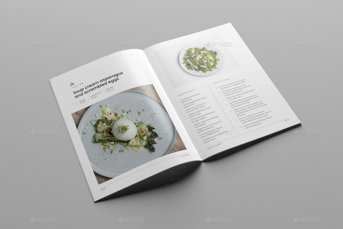 A5 Cookbook Template, Print Templates | GraphicRiver
