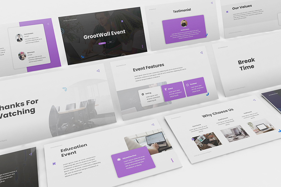 Event Organizer Google Slides Template, Presentation Templates ...