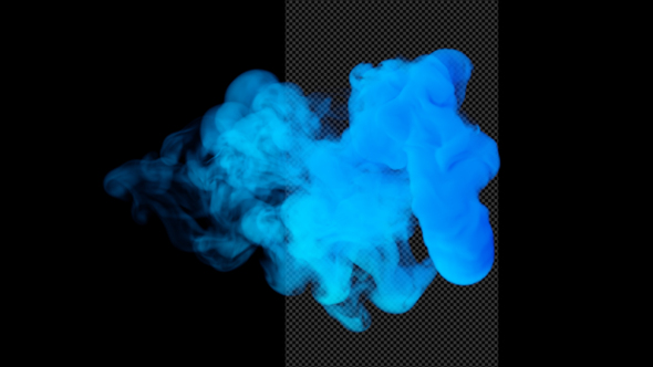 Blue Smoke Ball Moving V9, Motion Graphics | VideoHive