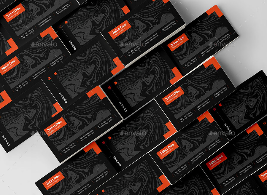 Black Pattern Business Card, Print Templates | GraphicRiver