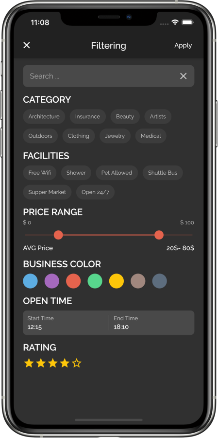 Listar Flux - mobile directory listing app template for Flutter by ...