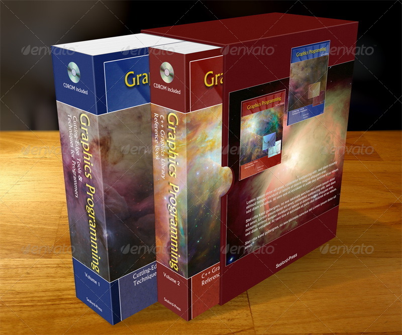 2 Volume Paperback Boxset Mock-up, Graphics | GraphicRiver
